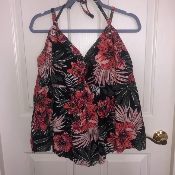 Kona Sol | Swim | Handkerchief Tankini Top | Poshmark